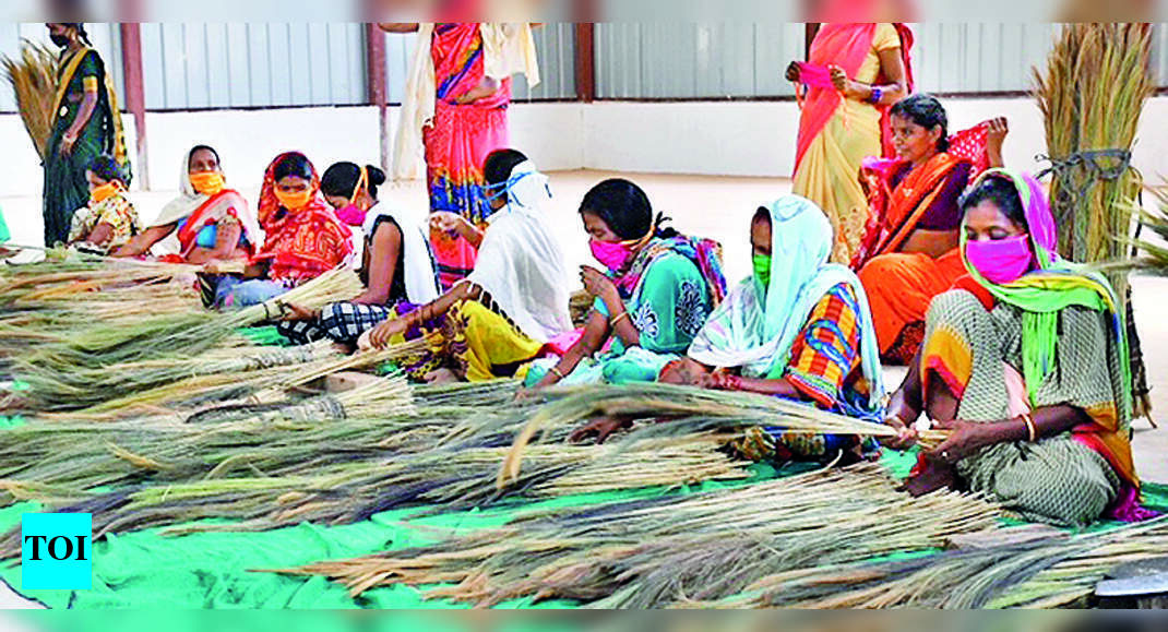Bastar: Bastar Brooms Storm Delhi Market, Abujhmarh Women Set To Expand ...