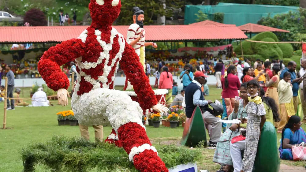 Photos: 59th flower show commences in Tamil Nadu's Kodaikanal | The ...