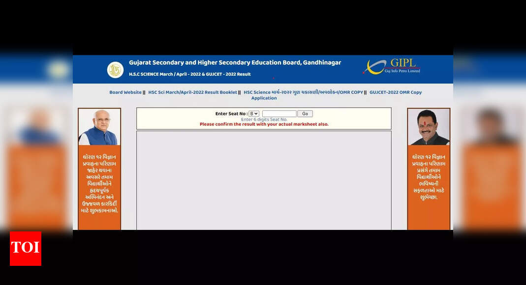 GSEB Result 2022: Gujarat Board announces GSHSEB HSC Result 2022 at ...