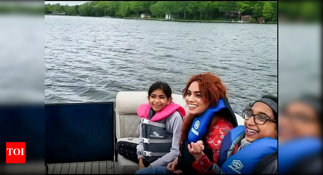 Rambha's kids on an unexpected adventurous trip with Santhosh Narayanan ...