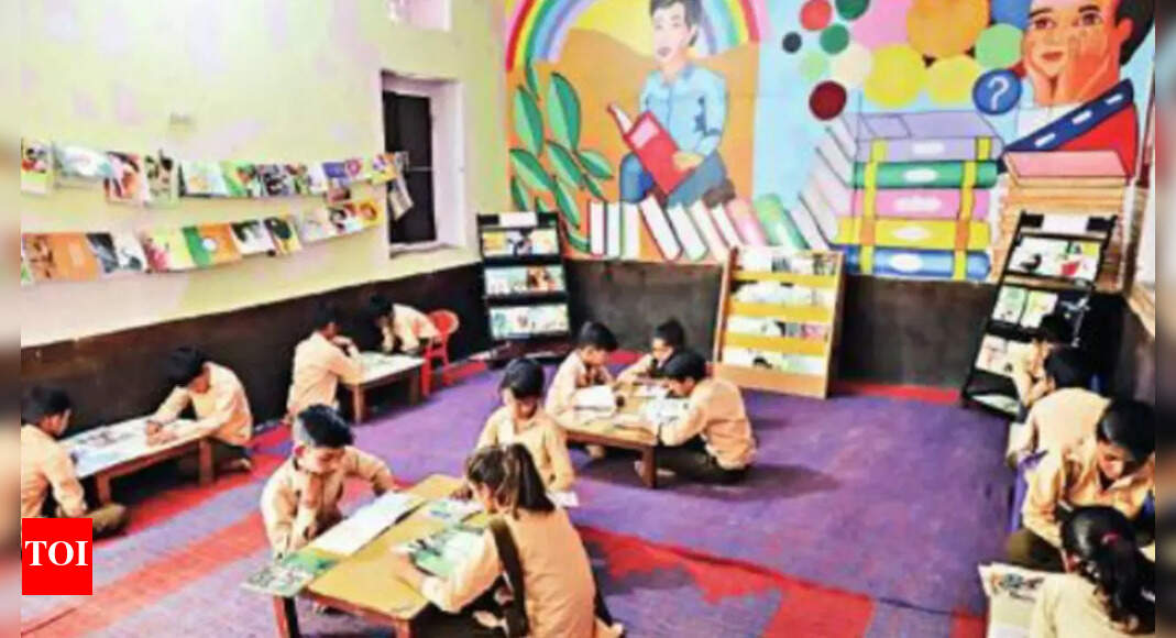 Libraries in rural schools help inculcate reading habit in kids | Ajmer ...