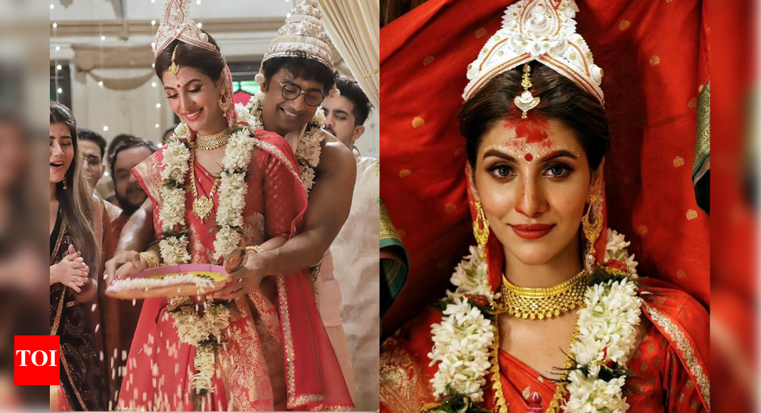 Rukmini Maitra gets married to her ‘Ladhyeshor’ Dev! | Bengali Movie ...
