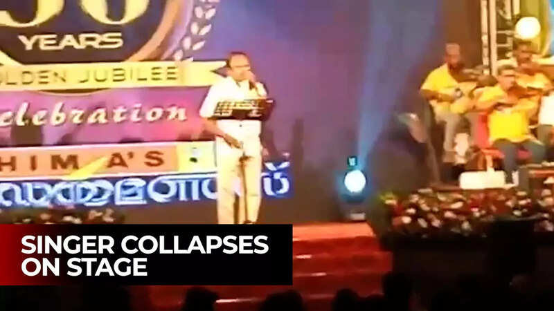 Kerala: Playback singer Edava Basheer collapses on stage during live ...