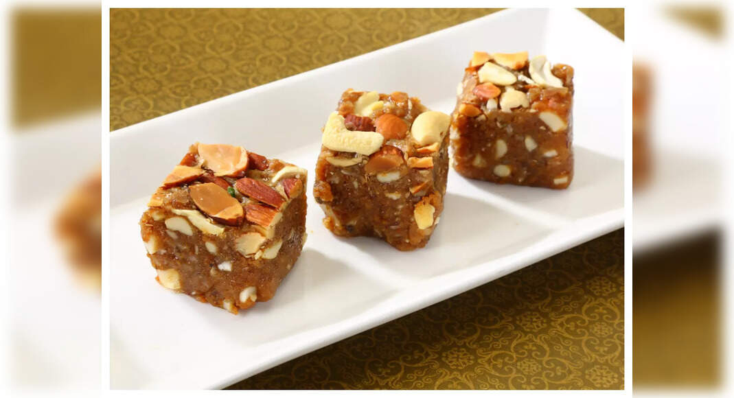 Dates Milk Barfi Recipe: How to Make Dates Milk Barfi Recipe | Homemade ...