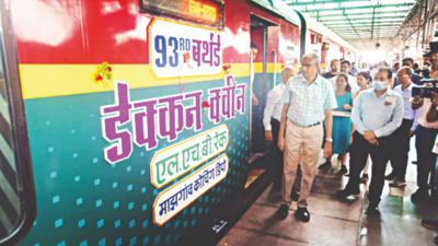 At 93, Deccan Queen Gets Lhb Coaches, Nid Design | Mumbai News - Times ...