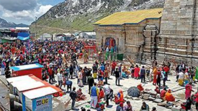 Kedarnath shrine sees record 4.5 lakh pilgrim turnout in first 25 days ...