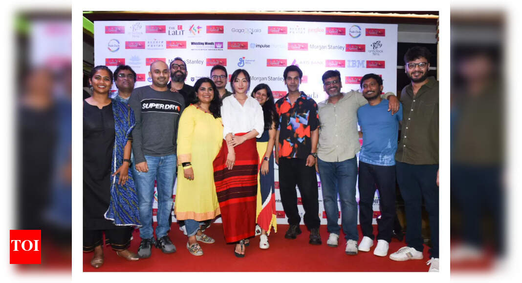 Kashish felicitates Badhai Do’s Rajkummar Rao, Harshvardhan Kulkarni ...