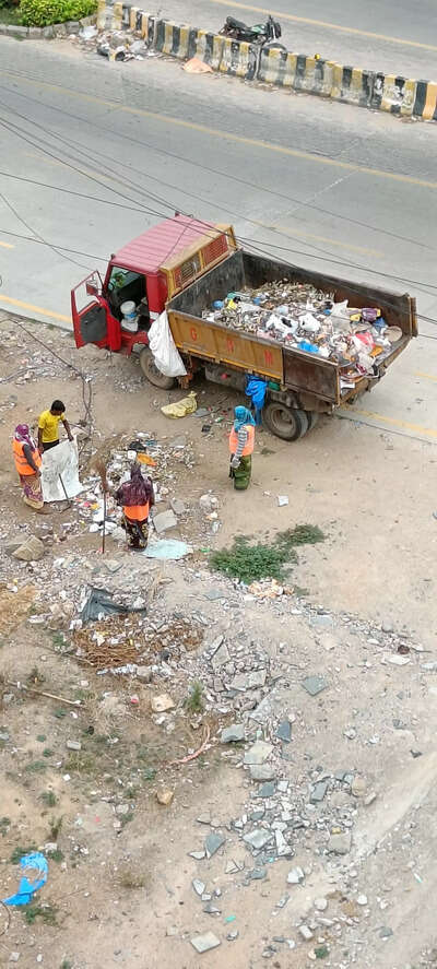 Open Dumping of garbage - Times of India