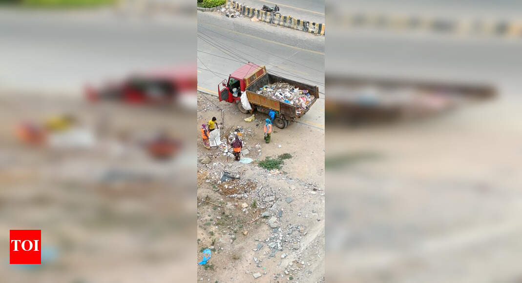 Open Dumping of garbage - Times of India