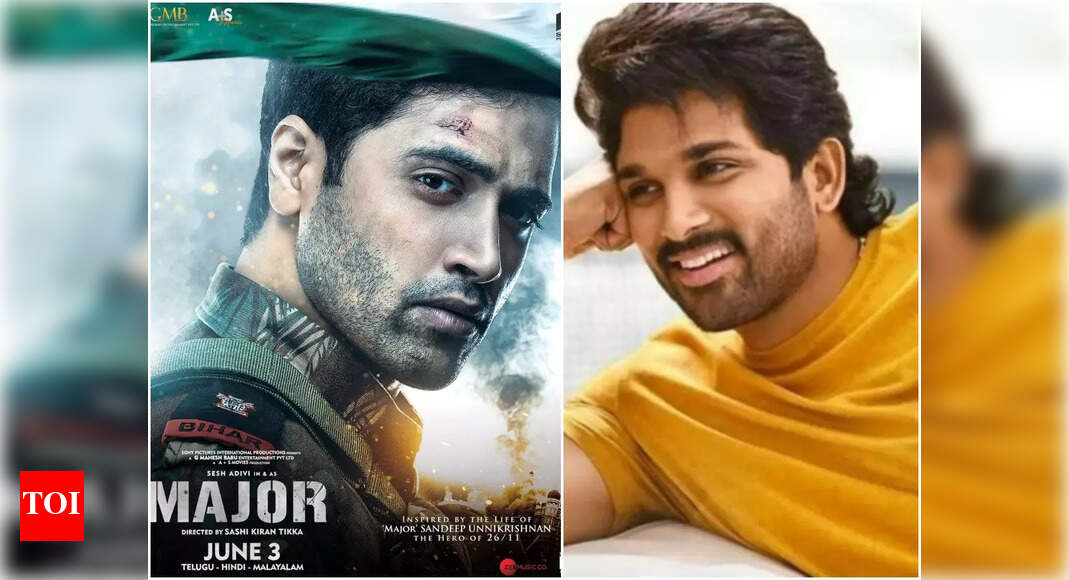 'Pushpa' star Allu Arjun salutes Adivi Sesh's 'Major' | Telugu Movie ...