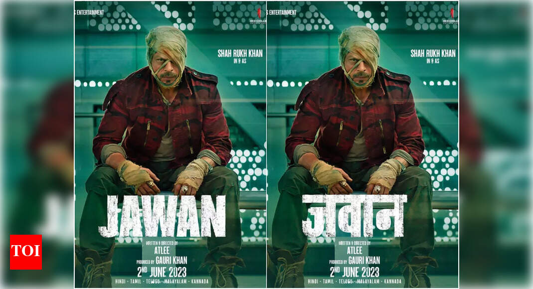 Shah Rukh Khan shares 1st poster from his next ‘Jawan’; calls it ...
