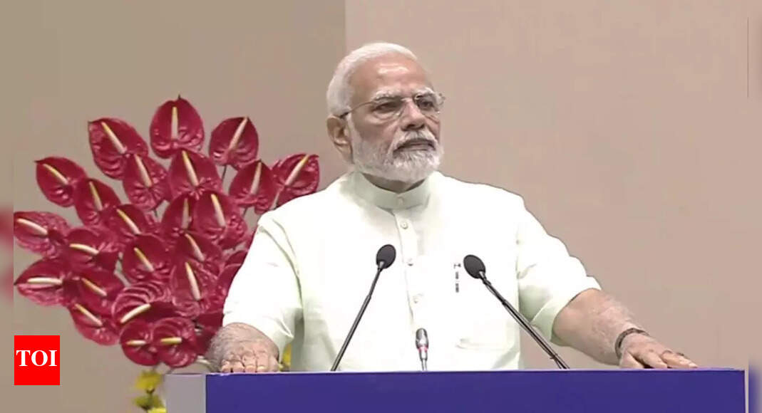 PM Modi launches new series of coins with AKAM design | India News ...