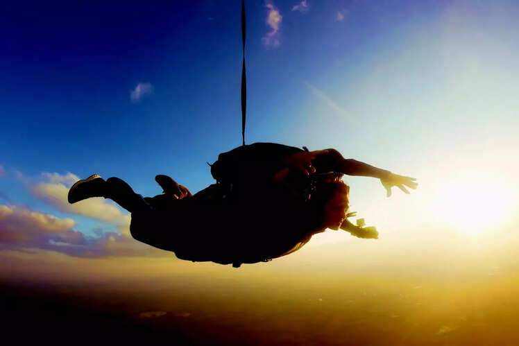 Skydiving in India: The best spots to experience free fall | Times of ...