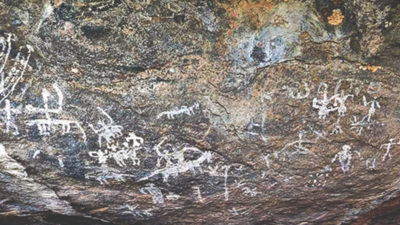 Krishnagiri: Ancient Rock Arts Found In Cave Near Krishnagiri ...