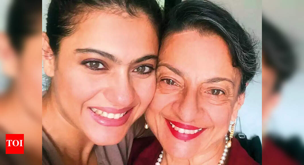 Kajol and Tanuja make for the prettiest mother-daughter duo on the sets ...