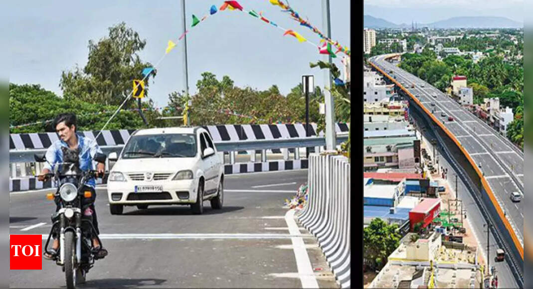 Trichy: Cm Inaugurates Trichy Road, Kavundampalayam Flyovers ...