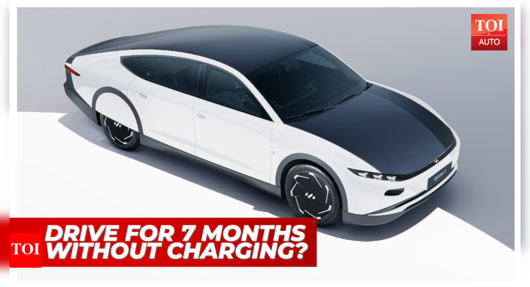 World's first solar-powered production car that can travel 11,000 km ...