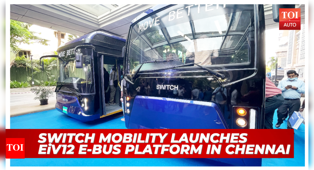 Switch EiV12 electric bus launched: Up to 500 km range, Wifi, reclining ...