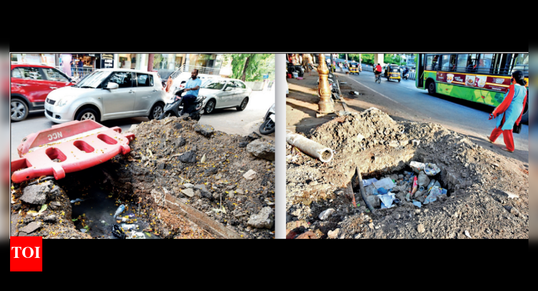 Deadline over, but road digging continues in Pune | Pune News - Times ...