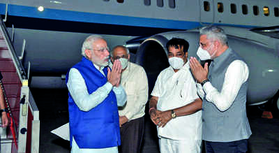 Vadodara Gears Up For Pm’s Visit | Vadodara News - Times of India
