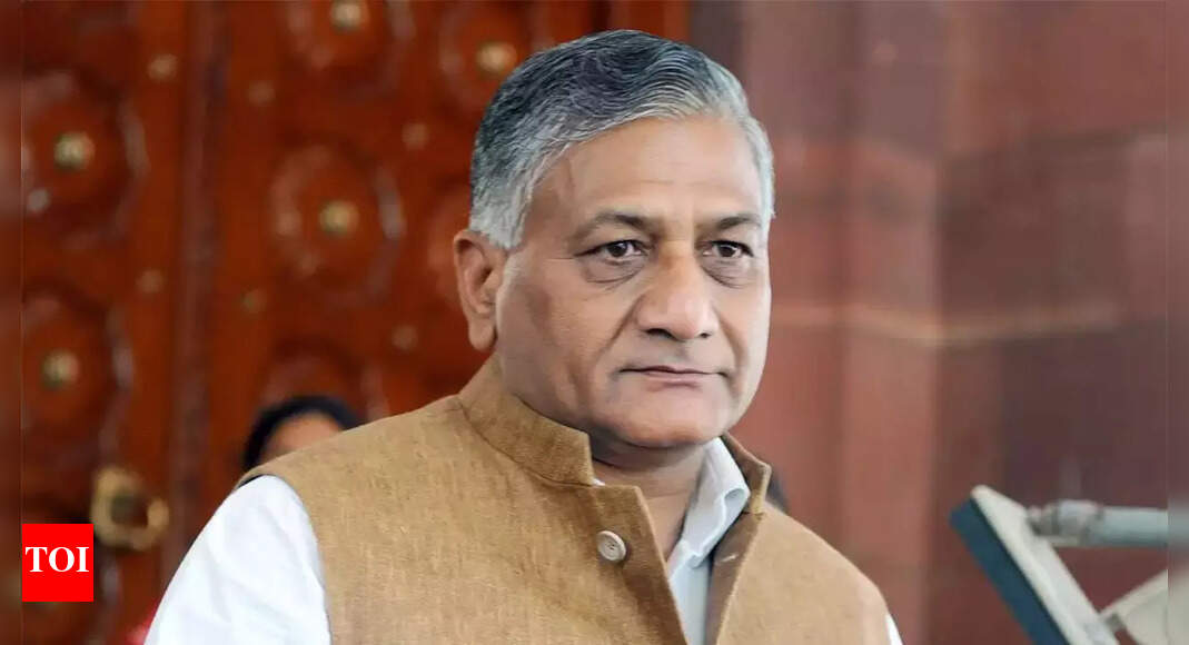 V K: Cong finding fault with even best of Modi govt's work as it's ...