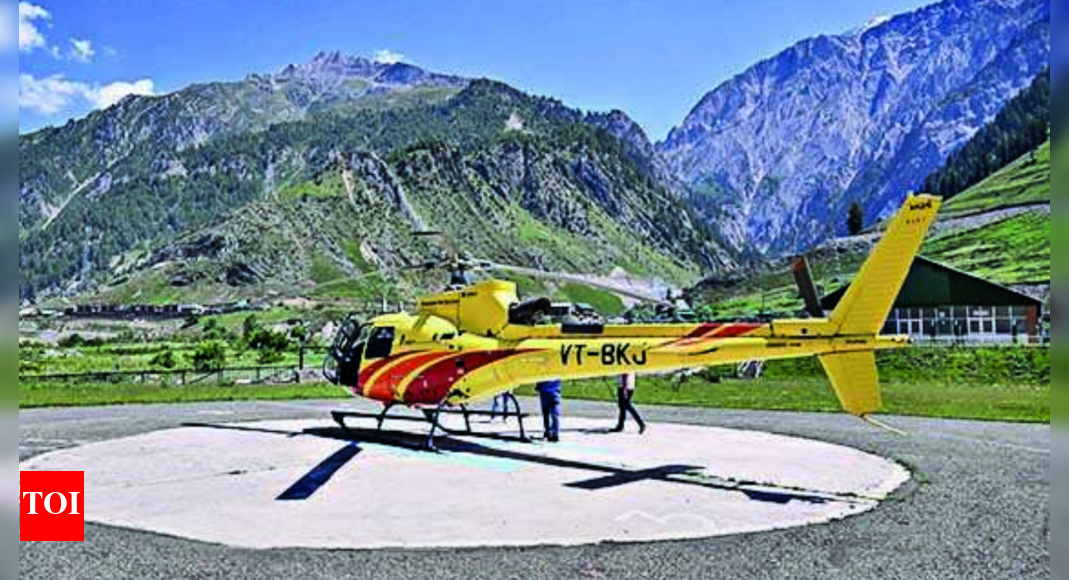 Helipad For 16,580 Ft Shinku-la | Shimla News - Times of India