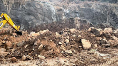 Slicing Of Hill Base On, Locals Hit Panic Button | Navi Mumbai News ...
