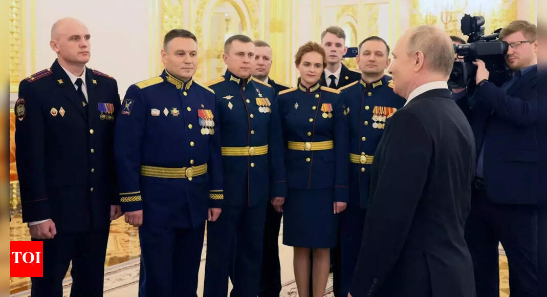 Putin says 'proud' of Russian troops in Ukraine - Times of India