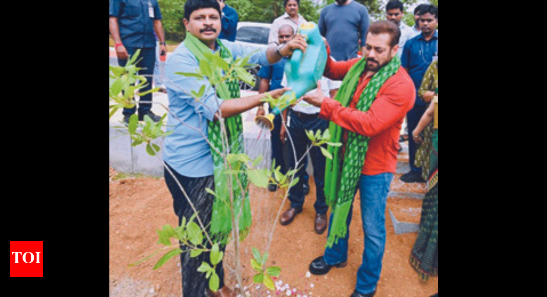 Salman: Salman Joins Hands For Green India Challenge | Hyderabad News ...
