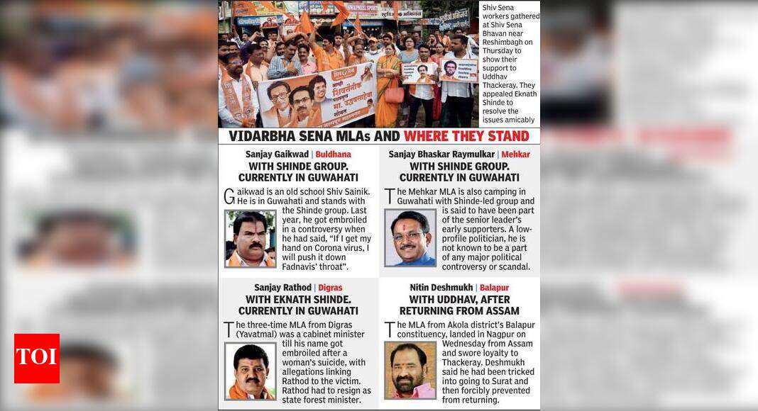 Ramtek Ind MLA joins rebel Sena group, says CM ignored his plaints ...