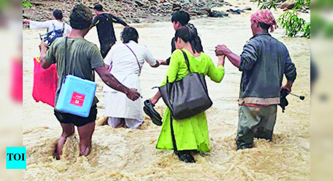 Mudslips & Floods Pose Hurdles To Cov Vax Drive | Guwahati News - Times of India