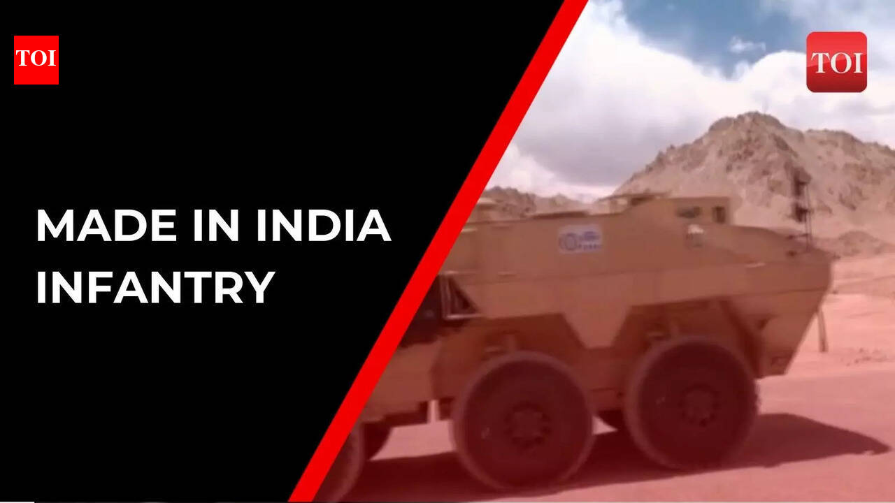 Made in India Infantry Combat Vehicles inducted in Indian Army