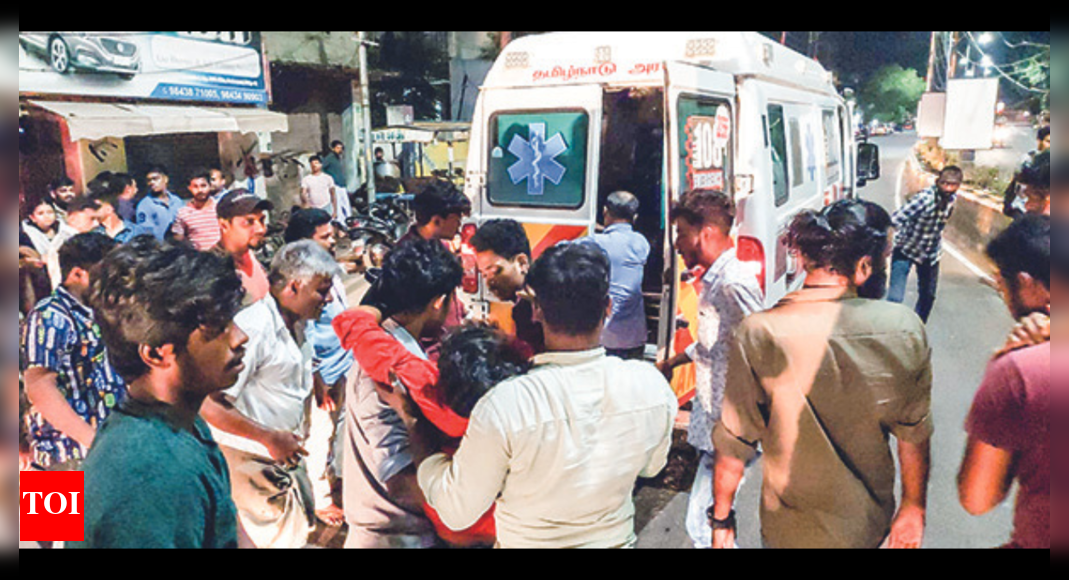 Trichy: Low-lying Cables Blamed As Students Fall Off Bike In Trichy ...
