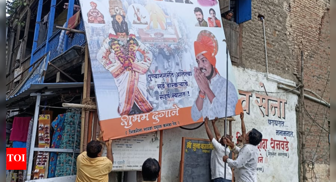 Pune: Over 1,400 political posters and banners removed | Pune News ...
