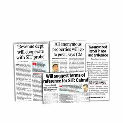 Land grab case: SIT issues summons to 3 to join probe | Goa News ...