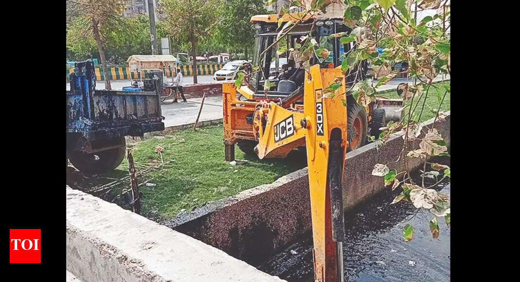 As Monsoon Nears, Noida Races To Clean Its Drains By July 10 | Noida ...