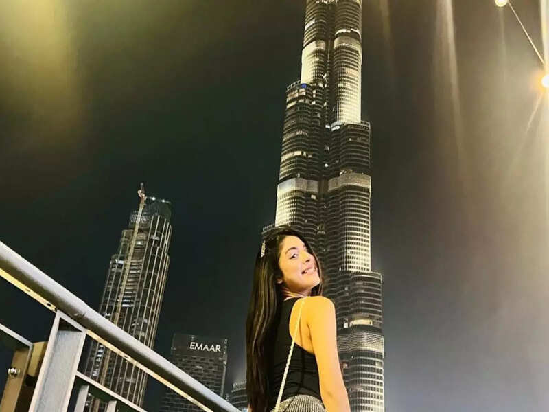 Actress Adrija Addy Roy enjoys a holiday mood in Dubai - Times of India