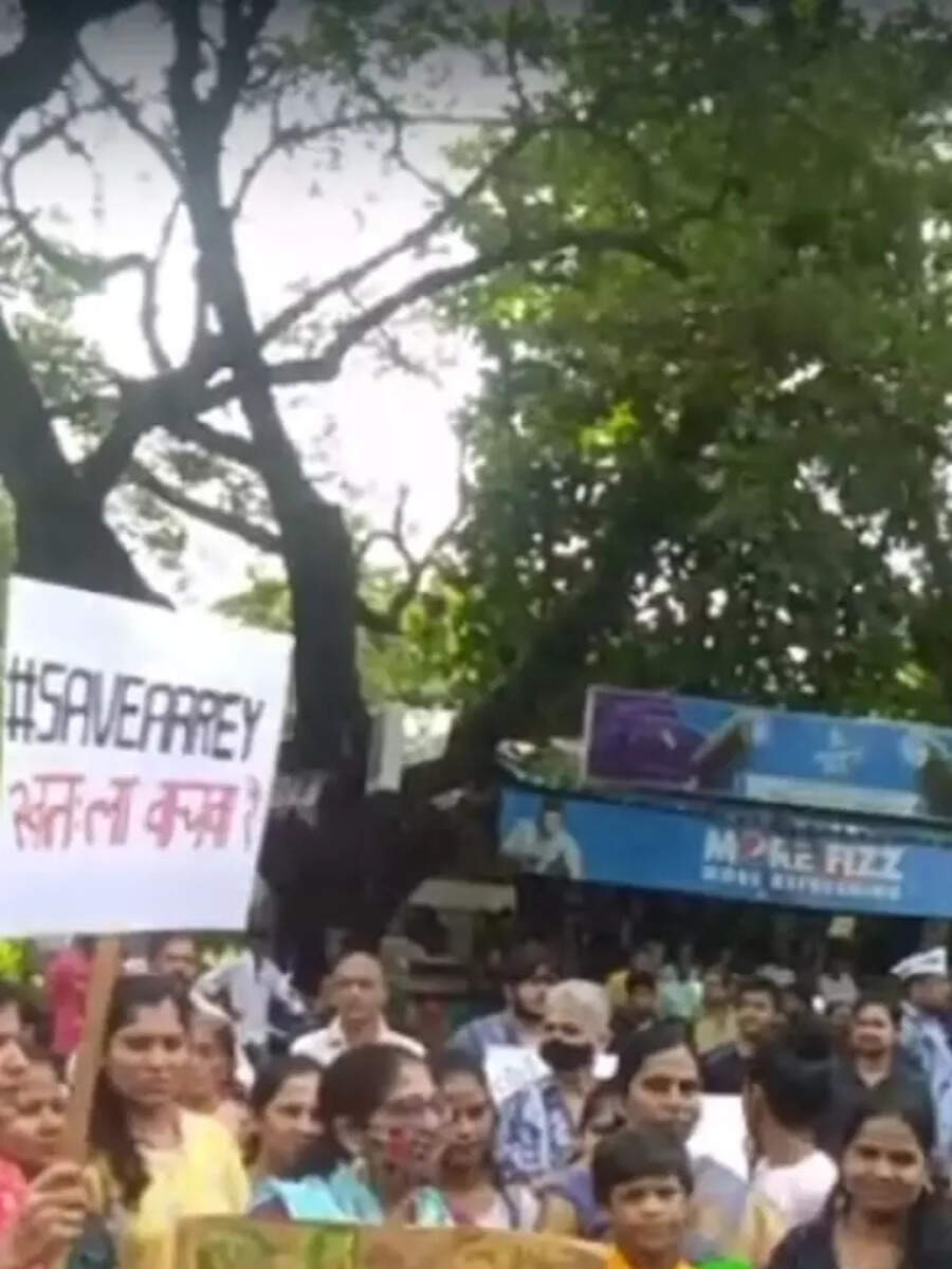 Save Aarey forest protest in photos | Times of India