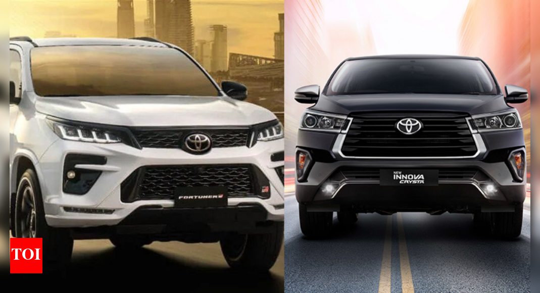 Toyota Fortuner, Innova Crysta prices hiked: More details - Times of India