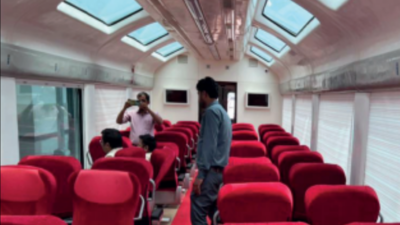 Bhopal: Vistadome Coach To Make Train Trip More Enjoyable | Bhopal News - Times of India