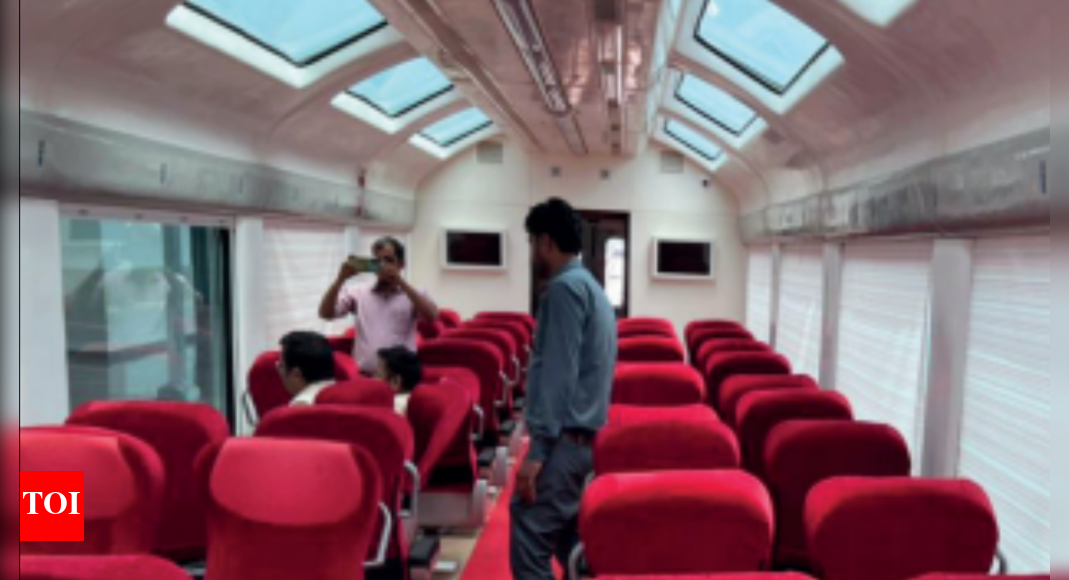 Bhopal: Vistadome Coach To Make Train Trip More Enjoyable | Bhopal News - Times of India