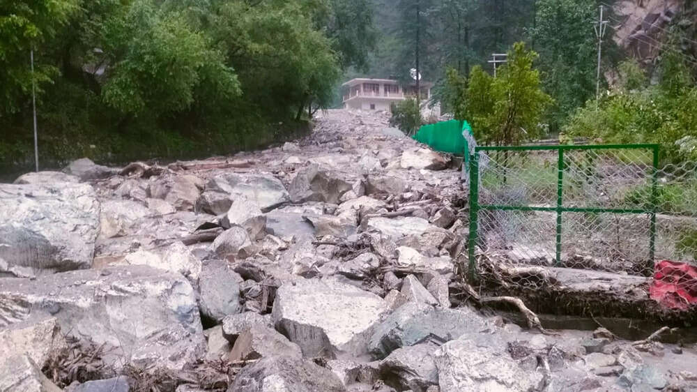 In pics: Cloudbursts, landslides, flashfloods in Himachal Pradesh | The Times of India