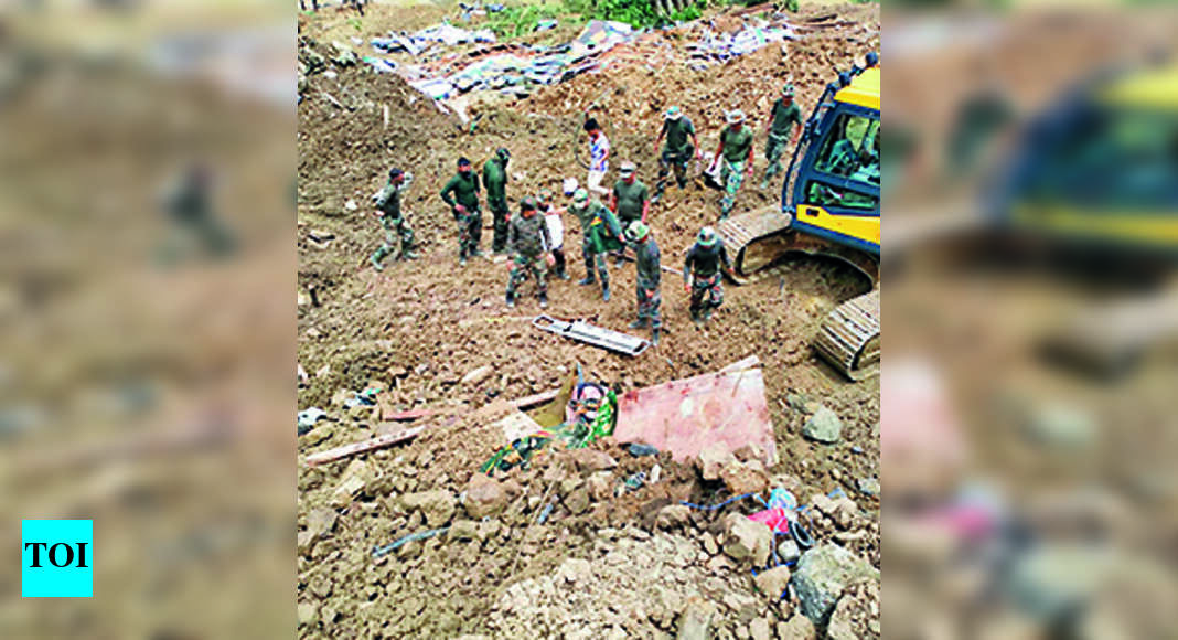 Manipur: Manipur Landslide Death Toll Touches 50 | Imphal News - Times ...