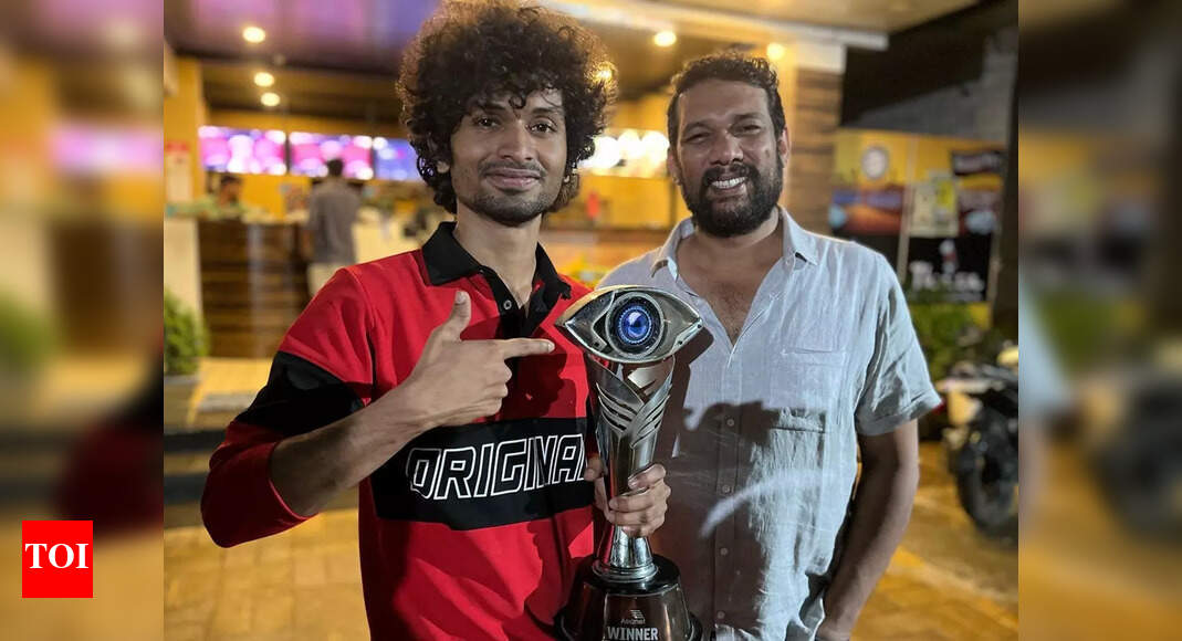 Bigg Boss Malayalam 1 winner Sabumon gifts his trophy to season 4 ...