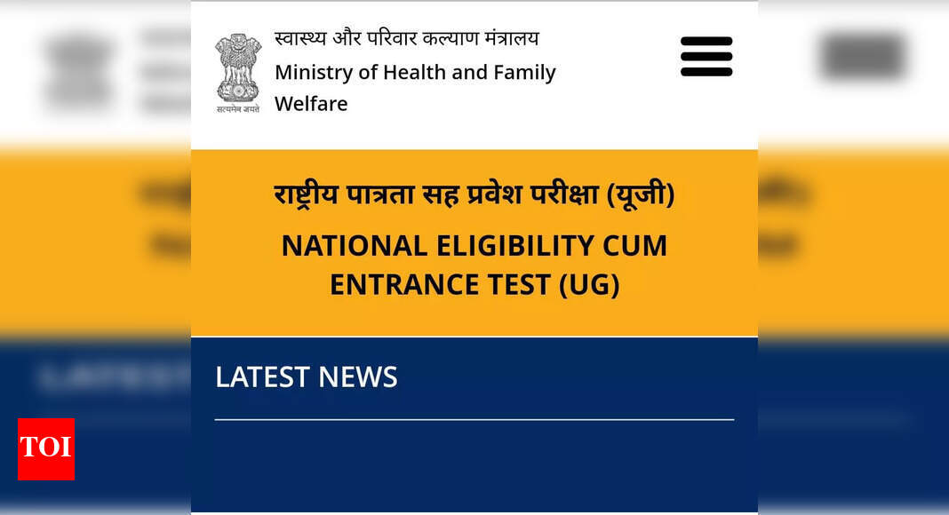 NEET Admit Card 2022 released at neet.nta.nic.in, check direct link ...
