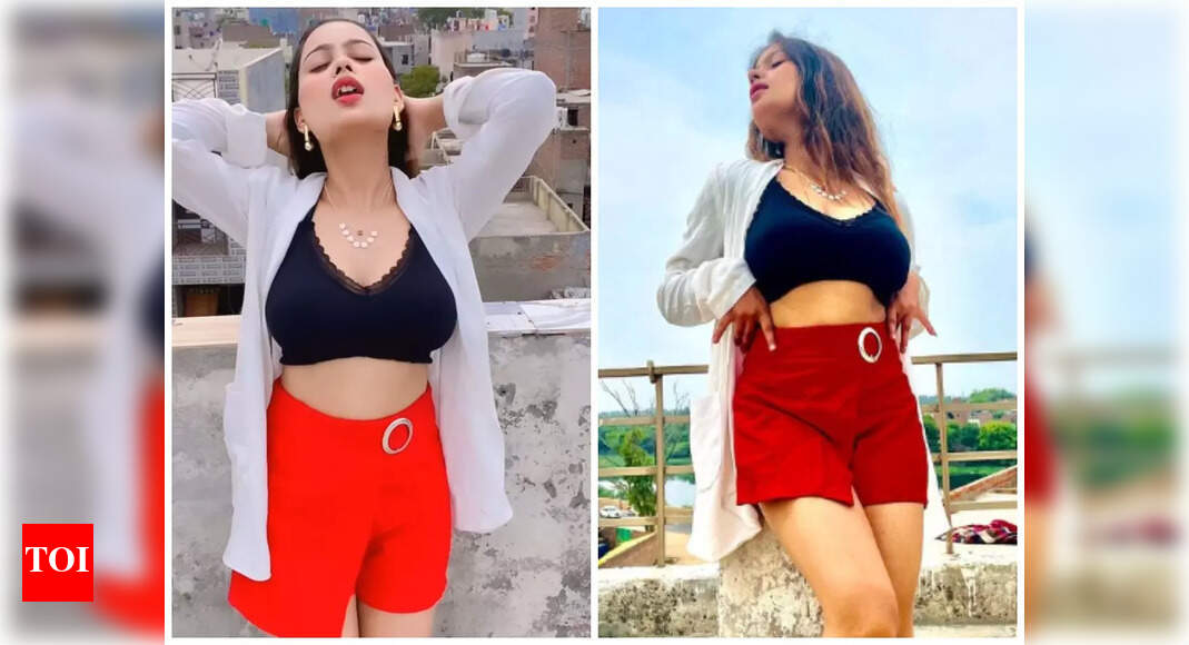Aarohi Singh grabs attention as she poses in a stylish outfit | Bhojpuri Movie News - Times of India