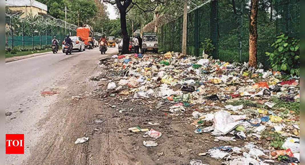Aoc Circle: Safilguda-aoc Road Littered With Garbage | Hyderabad News ...