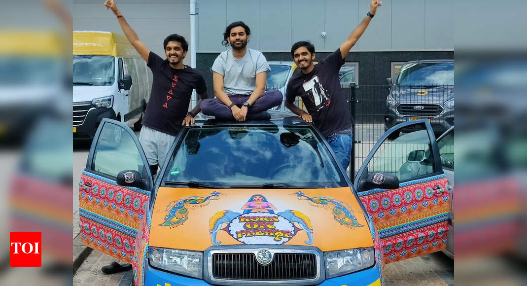 Lorry-inspired car, 10,000 miles, 18 countries: This trio is on a ...