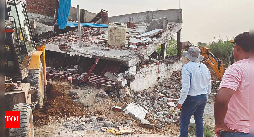 Road Network, Shops, Buildings Razed In Dtcp Drive At Nine Illegal ...