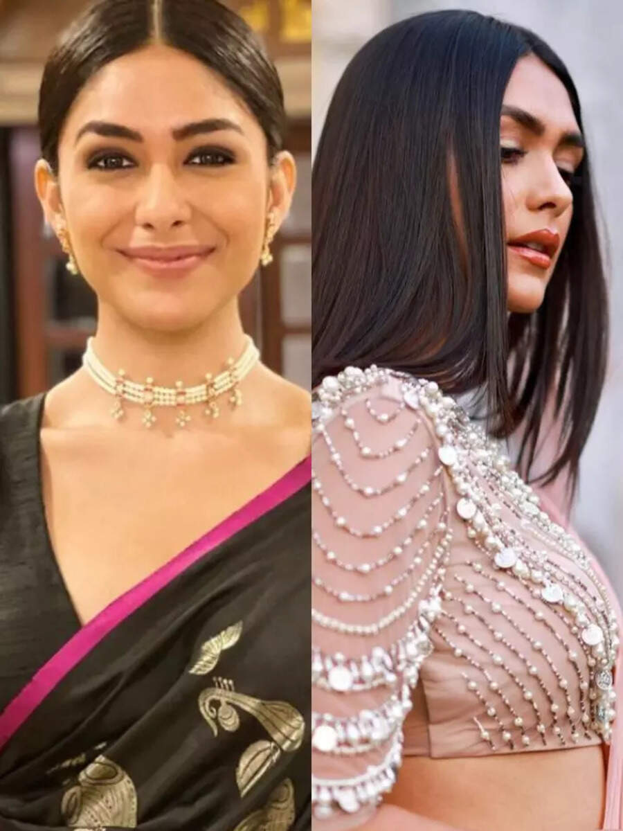 Mrunal Thakur Looks: Hot sari looks of Mrunal Thakur | Times of India